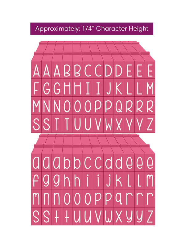 PEGZ 2.0 Alphabet Stamps Clickable Connectable Curvy Girl Font 48 Uppe ...